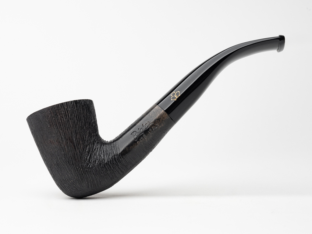 Brigham System Rusticated (47S) (Rock Maple Inserts) Tobacco Pipe - The ...
