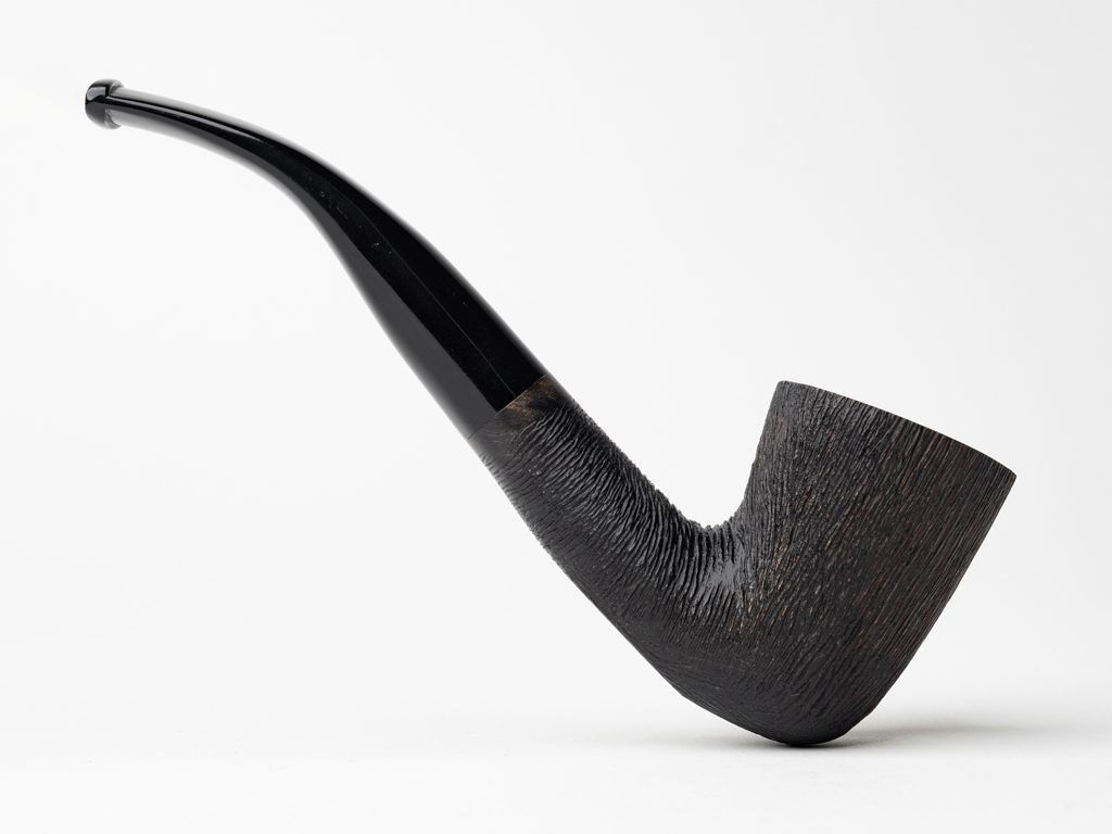 Brigham System Rusticated (47S) (Rock Maple Inserts) Tobacco Pipe - The ...