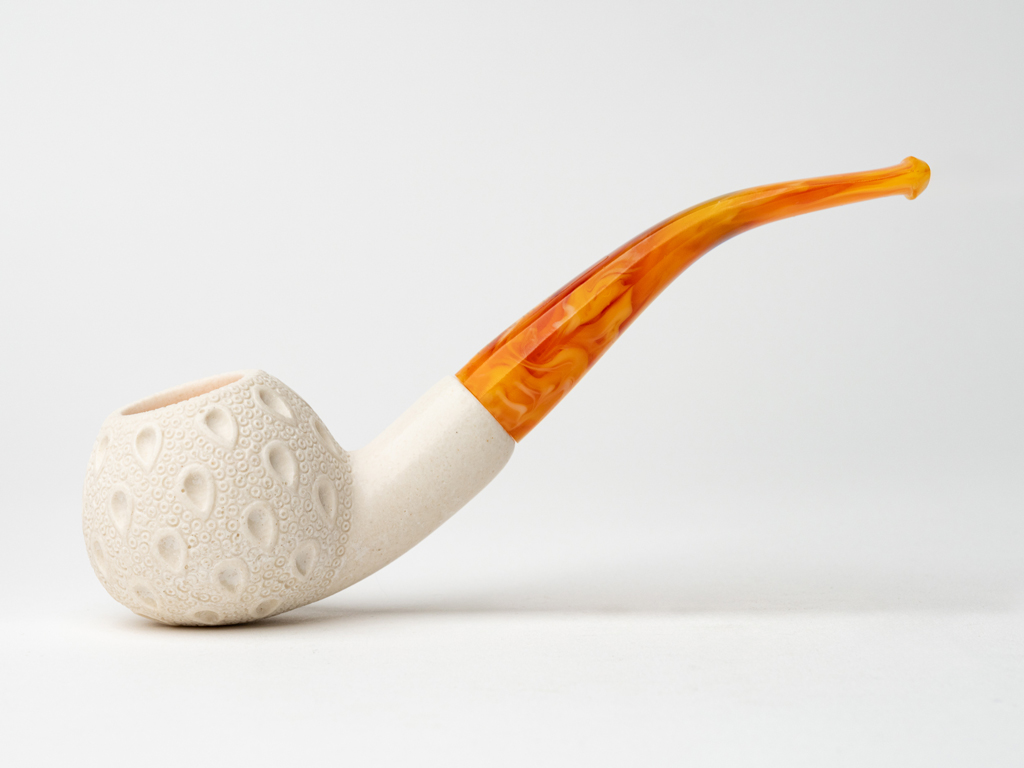 Servi-Meerschaum Bent Tomato Tobacco Pipe - The Country Squire Tobacconist