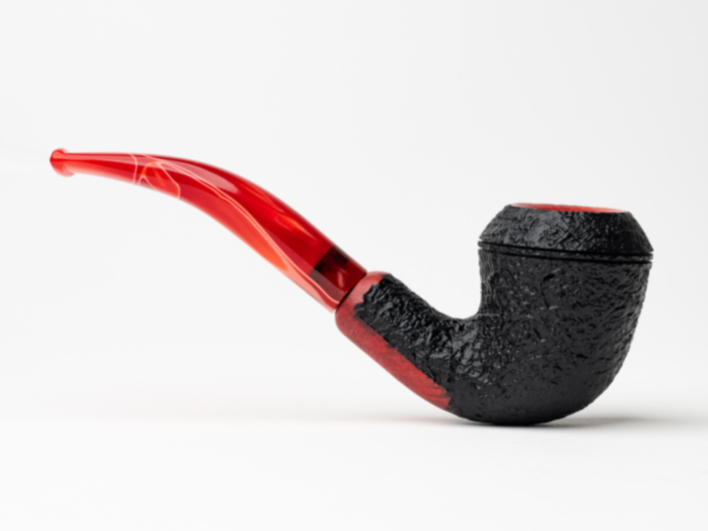 Cesare Barontini Vulcano Sandblasted Rhodesian (9mm) Tobacco Pipe - The ...