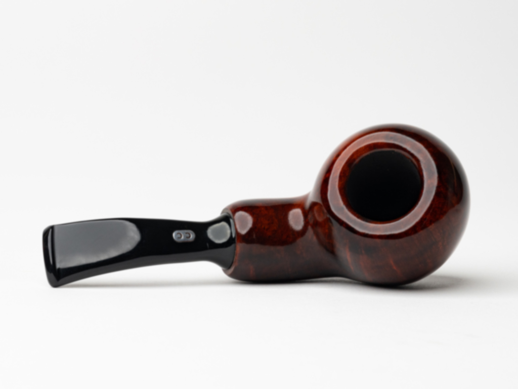 Chacom Brown Smooth Bent Apple Reverse Calabash Tobacco Pipe - The ...