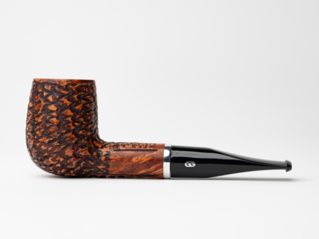 Chacom Rustic Billiard (1201) (9mm) Tobacco Pipe - The Country Squire ...