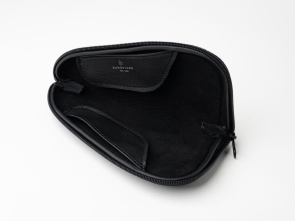 Dark Fired Leather Pipe Wallet - The Country Squire Tobacconist