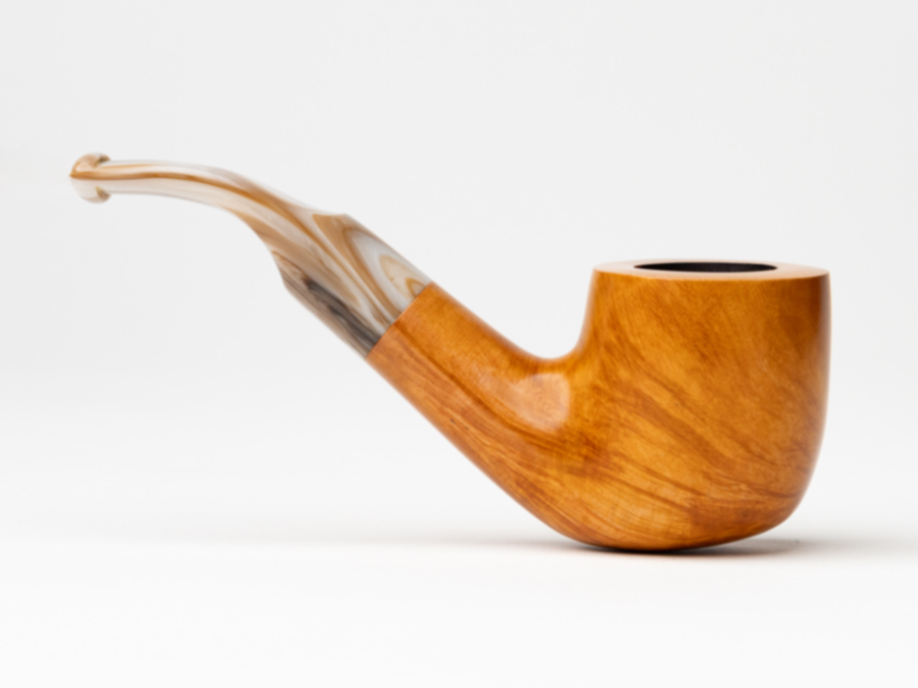 Molina Peppino Natural Bent Pot 104 9mm Tobacco Pipe The Country Squire Tobacconist
