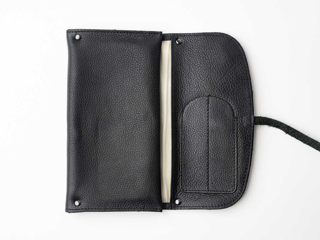 Genuine Leather Deluxe Rollup Pouch (Black or Brown) - The Country ...