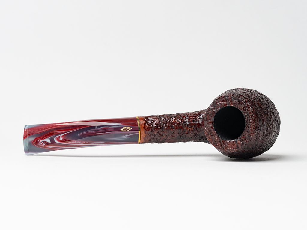 Savinelli Vigna Rusticated Bordeaux (670 KS) (6mm) Tobacco Pipe - The ...