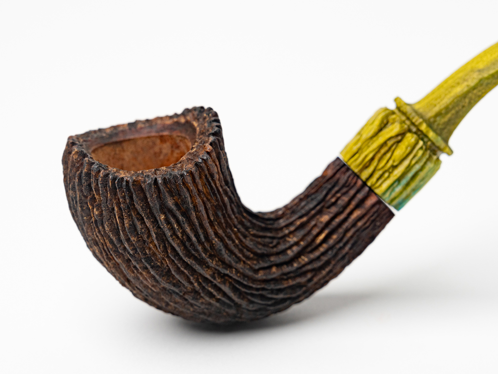 Orton Pipes Rusticated Freehand - The Country Squire Tobacconist