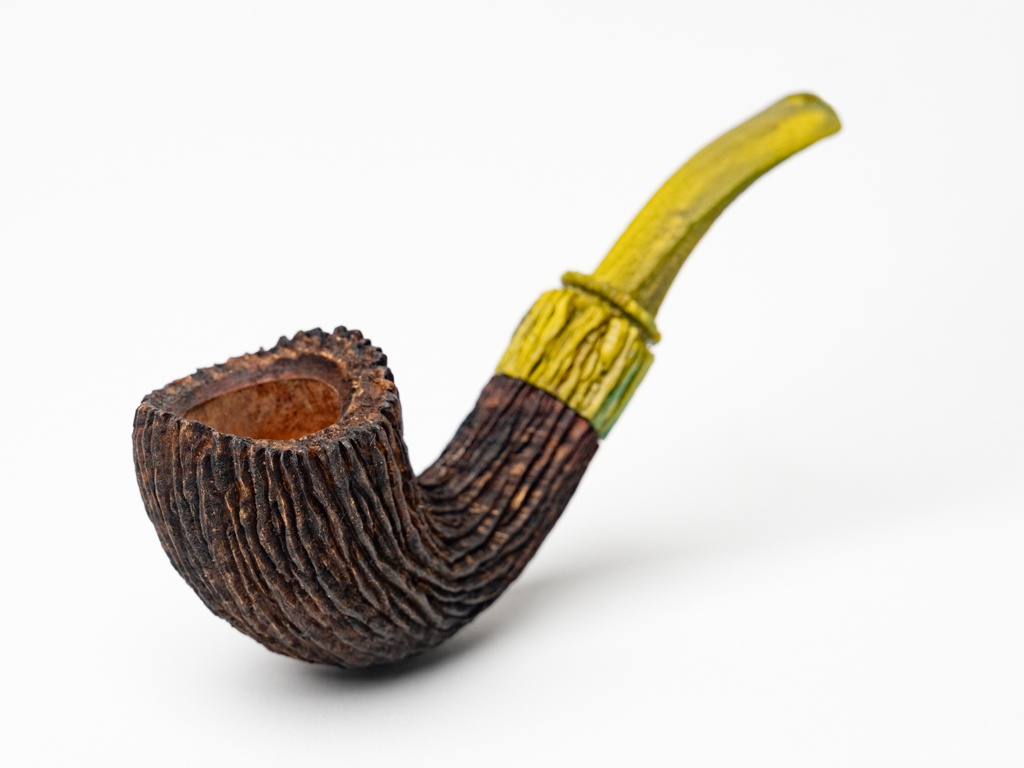 Orton Pipes Rusticated Freehand - The Country Squire Tobacconist