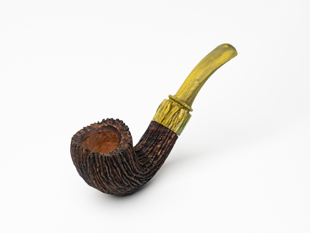 Orton Pipes Rusticated Freehand - The Country Squire Tobacconist