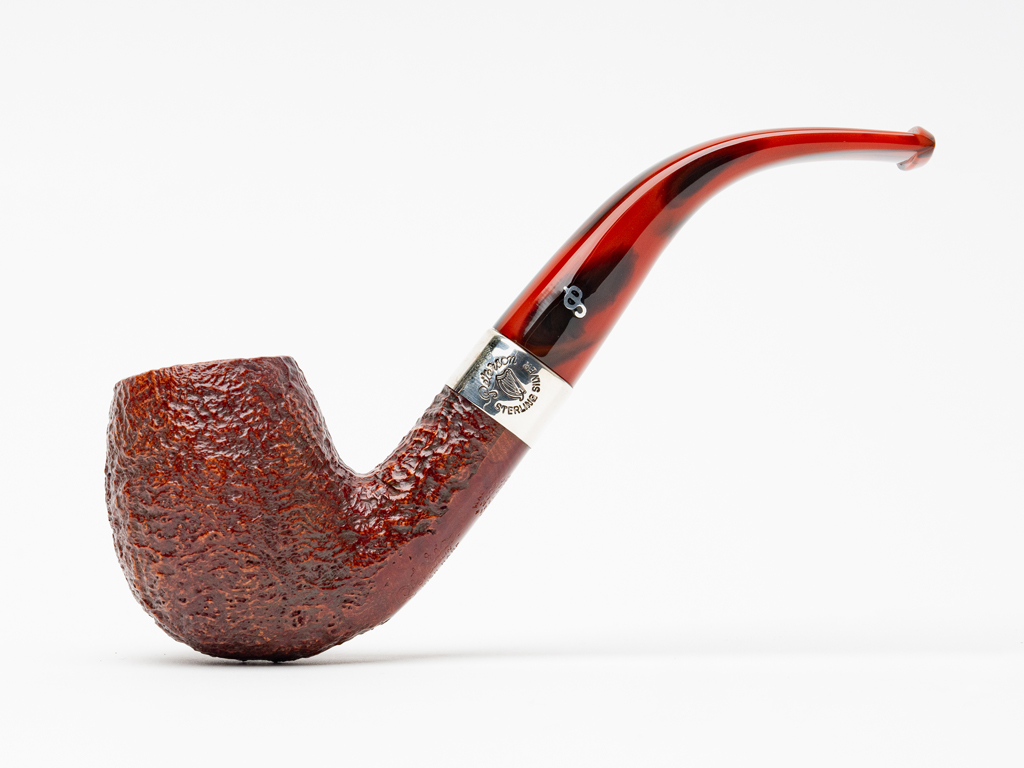 Peterson Irish Harp Sandblasted (69) Fishtail Tobacco Pipe - The ...