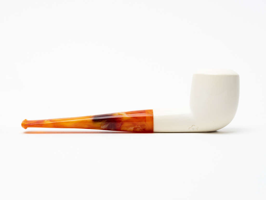 Servi-Meerschaum Billiard Floral Meerschaum Tobacco Pipe - The Country Squire Tobacconist