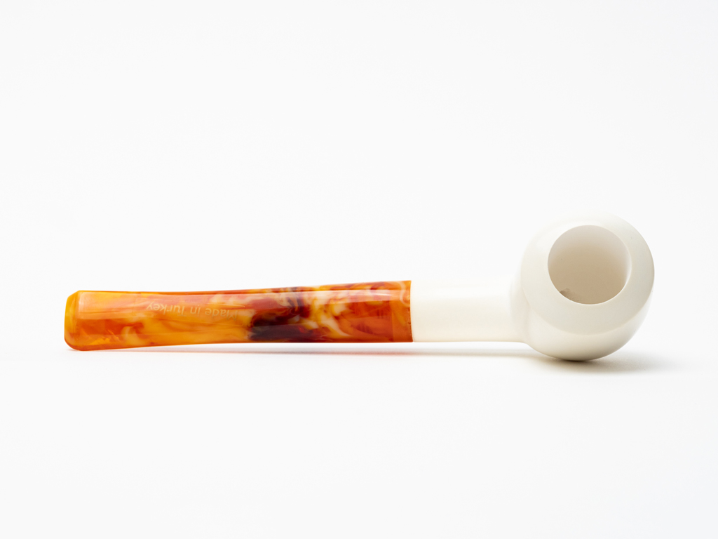 Servi-Meerschaum Billiard Floral Meerschaum Tobacco Pipe - The Country Squire Tobacconist