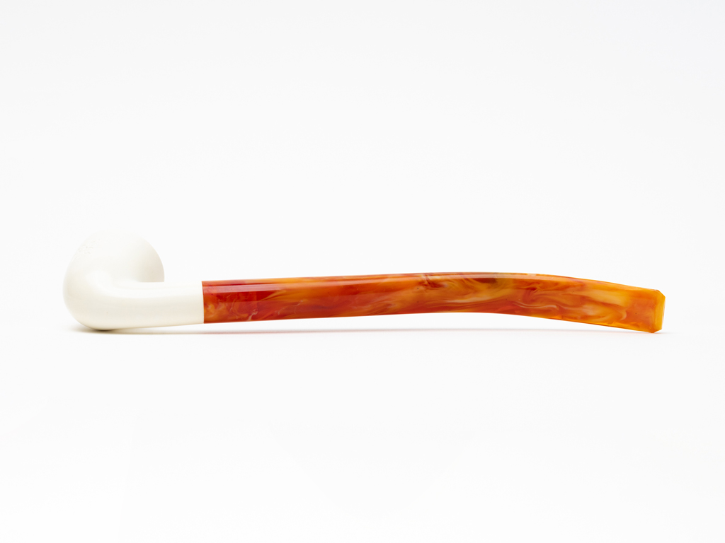 Servi-Meerschaum Dublin Floral Carving Churchwarden Meerschaum Tobacco Pipe - The Country Squire ...