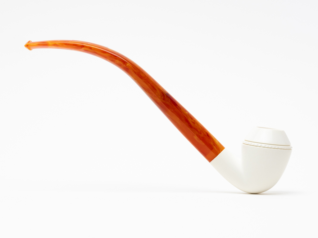 Servi-Meerschaum Churchwarden Rhodesian Meerschaum Tobacco Pipe - The Country Squire Tobacconist