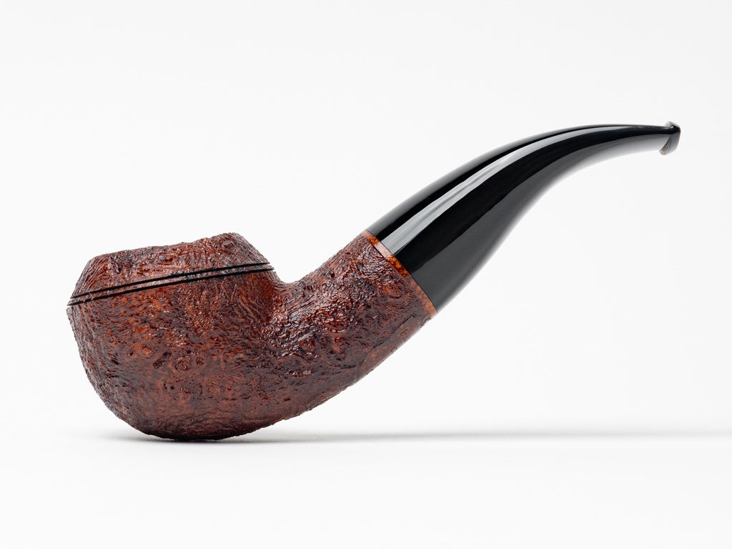 BriarWorks Classic Bull Moose Rhodesian Brown Blast (C111) Tobacco Pipe ...