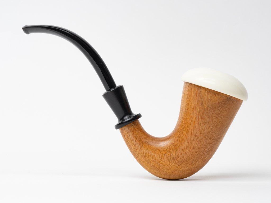 Paykoc Mahogany Wood Calabash Tobacco Pipe (Large) - The Country Squire ...