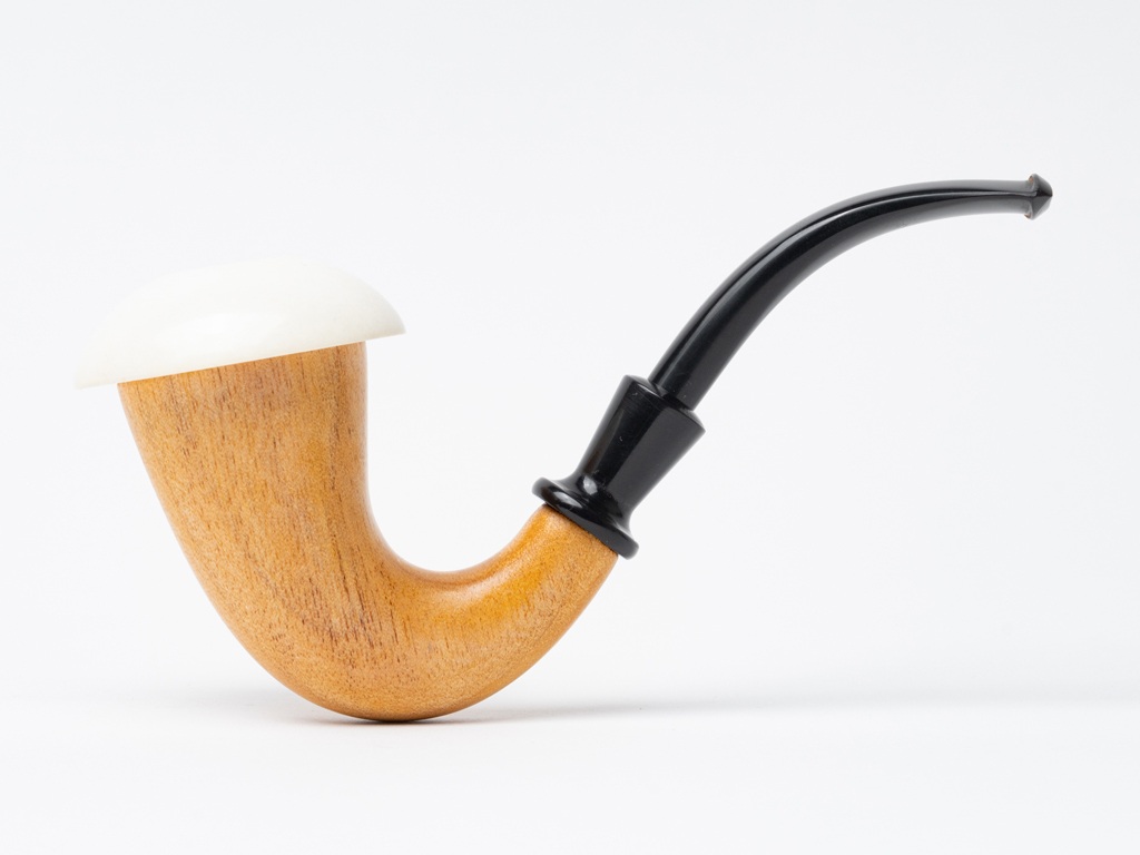 Paykoc Mahogany Wood Calabash Tobacco Pipe - The Country Squire Tobacconist