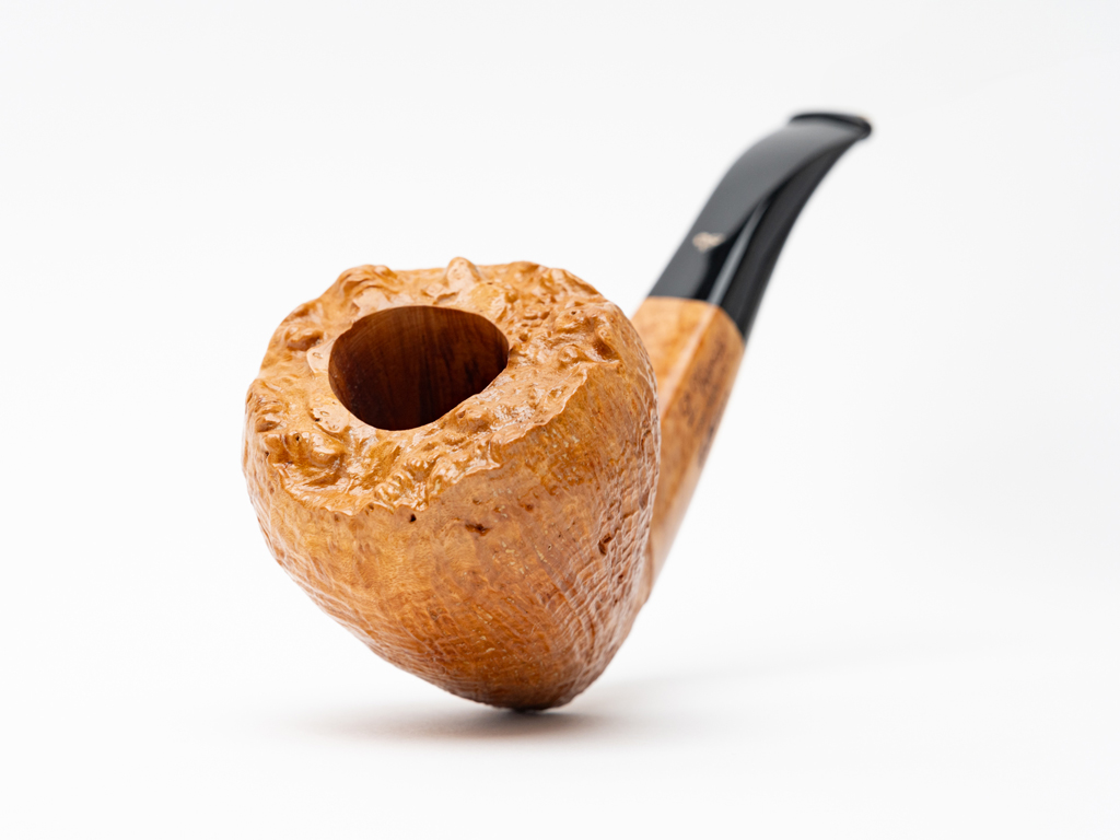 Luigi Viprati Collection Sandblasted Acorn Sitter Tobacco Pipe - The ...