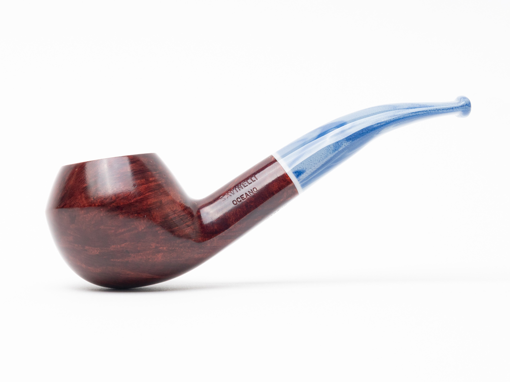 Savinelli Oceano Smooth (673 KS) (6mm) Tobacco Pipe - The Country ...