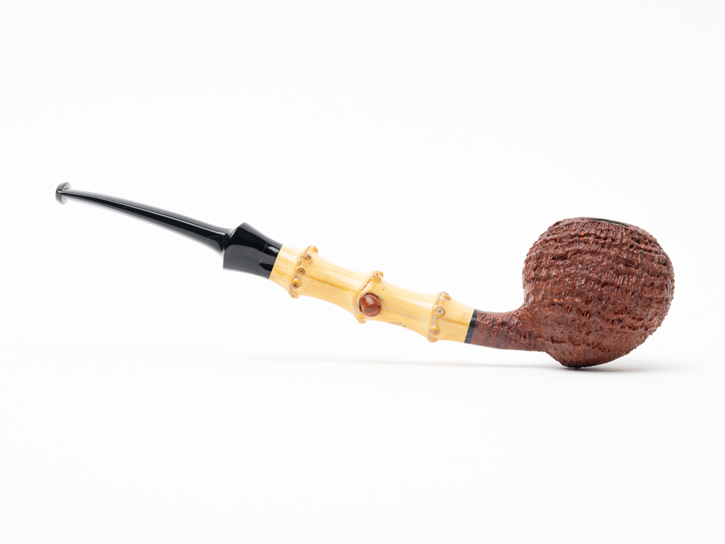 Jason Patrick Sandblasted Chubby Bamboo Acorn Tobacco Pipe - The ...