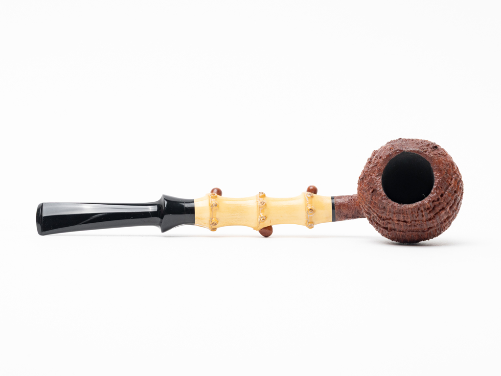Jason Patrick Sandblasted Chubby Bamboo Acorn Tobacco Pipe - The ...