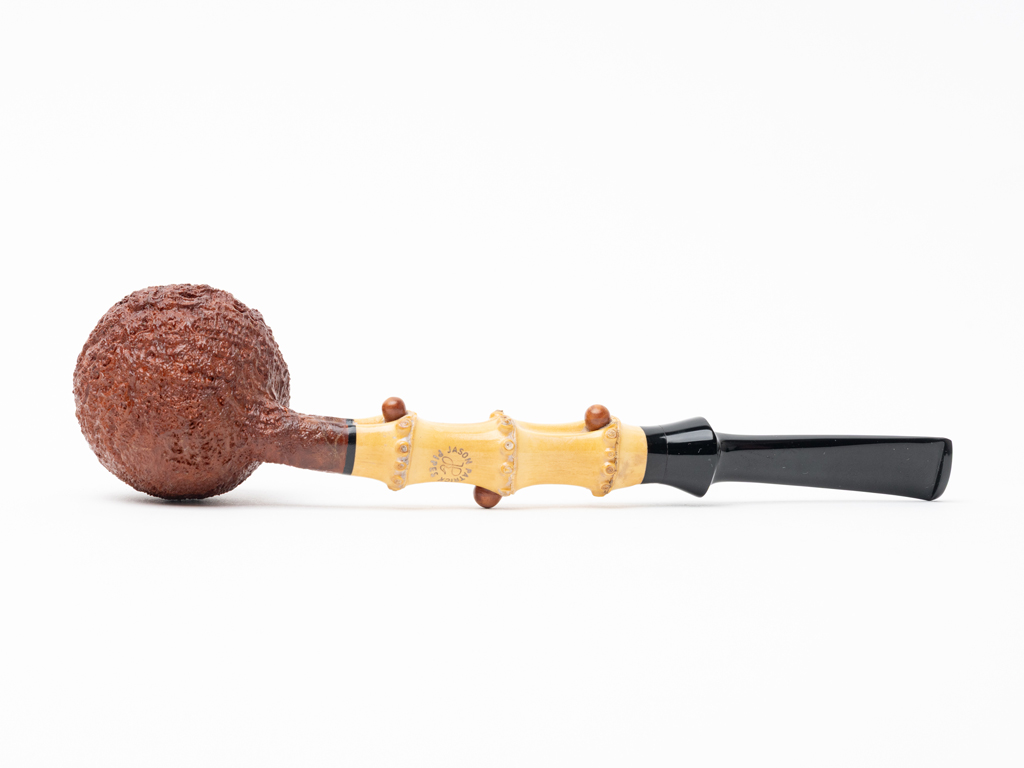 Jason Patrick Sandblasted Chubby Bamboo Acorn Tobacco Pipe - The ...