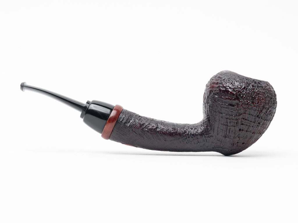 Jason Patrick Sandblasted Long Shanked Acorn w/ Briar Accent Tobacco ...